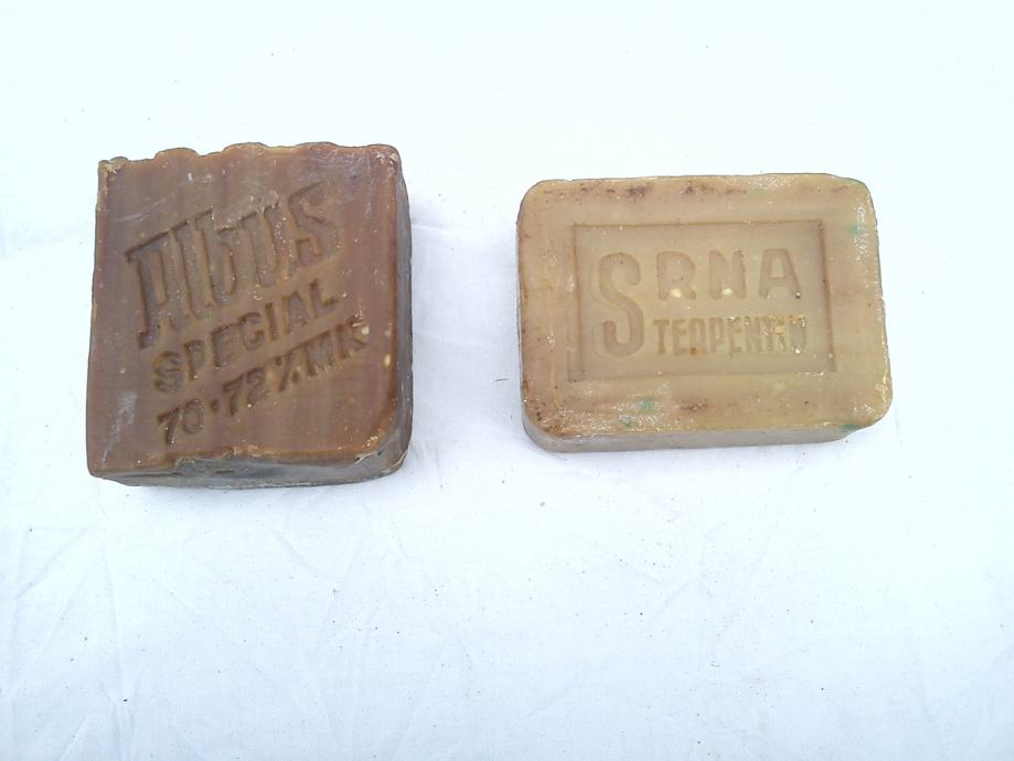 STARI SAPUN IZ 30-IH GODINA ALBUS I SRNA TERPENTIN