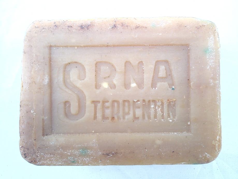 STARI SAPUN IZ 30-IH GODINA ALBUS I SRNA TERPENTIN
