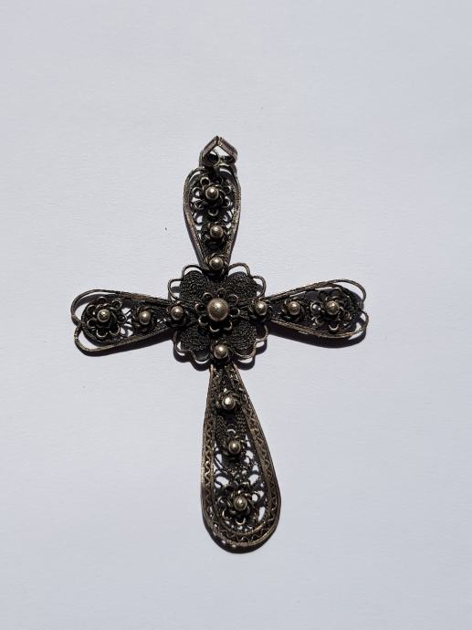 VELIKI KRIŽ, SREBRO FILIGRAN