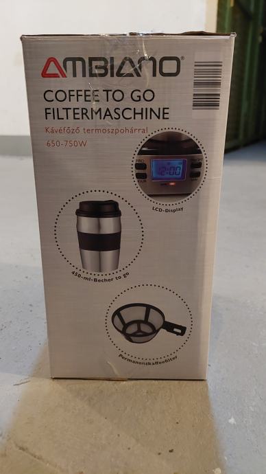 APARAT ZA KAVU - COFFEE TO GO - FILTER KAVA