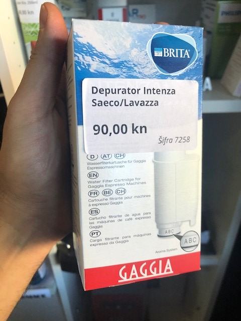Brita Intenza Plus depurator filter za vodu Saeco Gaggia Lavazza