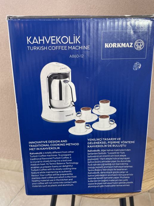 Korkmaz aparat za tursku kavu-jamstveni list