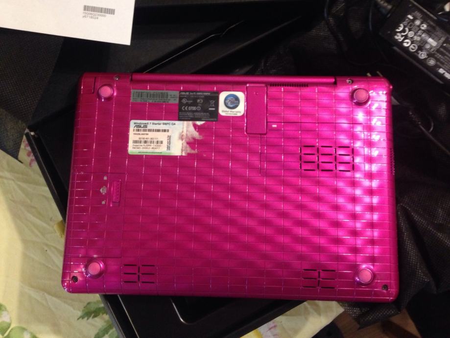 Asus Eee PC 1008P ‏pink dizajnerski mini laptop 10,1 inč