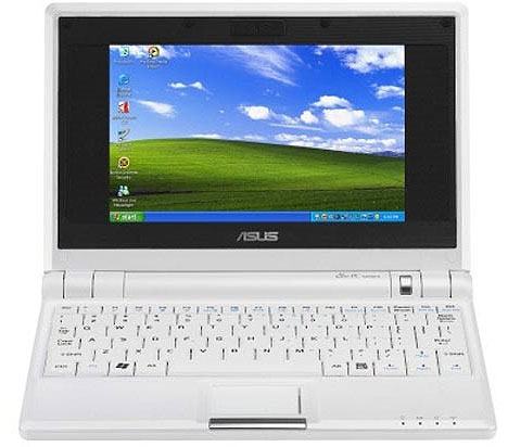 Asus Eee PC 4G Surf, Windows XP+office 2007