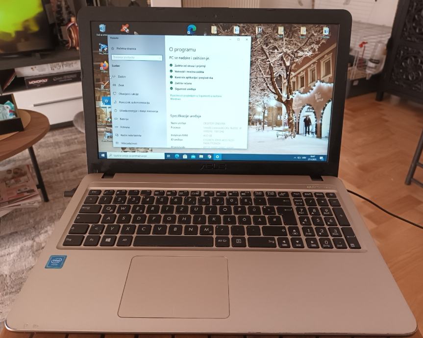 Asus f540s - neispravna baterija