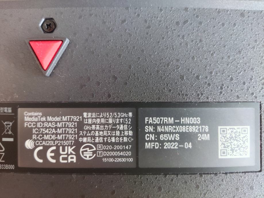 ASUS TUF Gaming A15 FA507RM