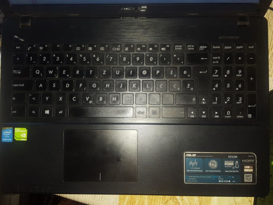 Asus x552m Gaming laptop moguće zamijene za razno