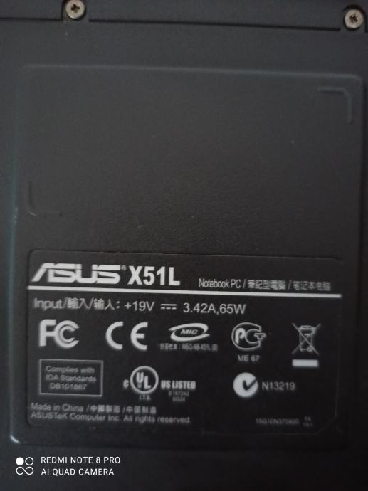 Laptop Asus X51L
