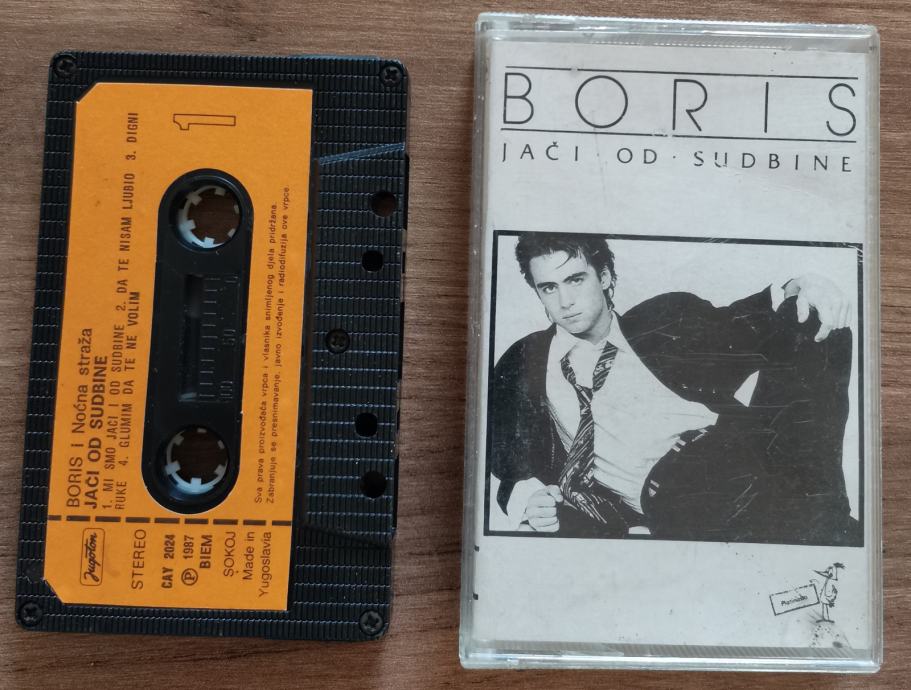 AUDIO KAZETA BORIS NOVKOVIĆ-JAČI OD SUDBINE