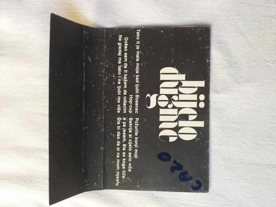 Bijelo dugme ‎– Šta bi dao da si na mom mjestu, kaseta, Jugoton