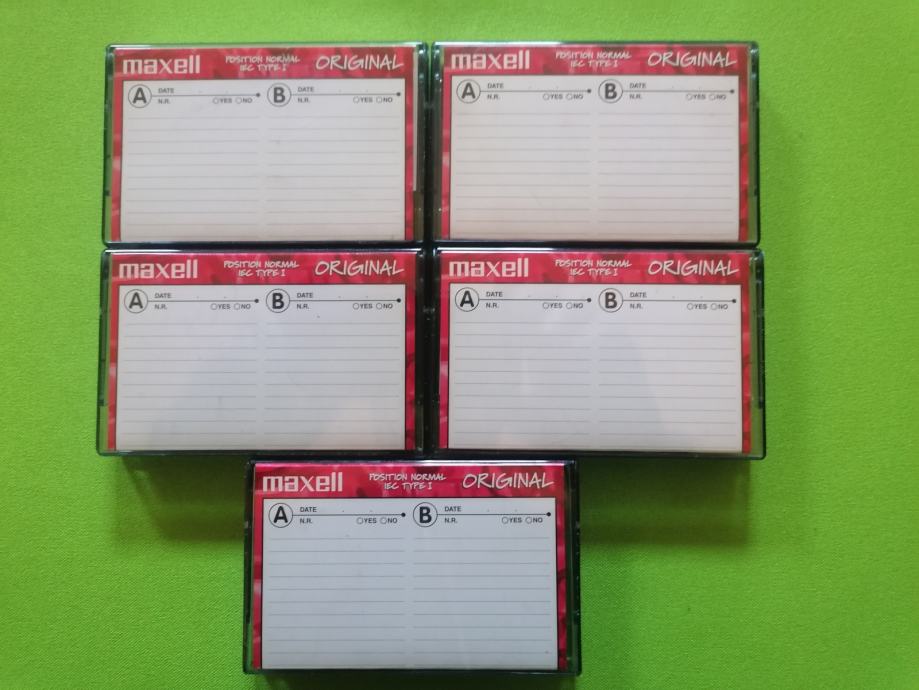 Kazete za snimanje i čišćenje kazetofona