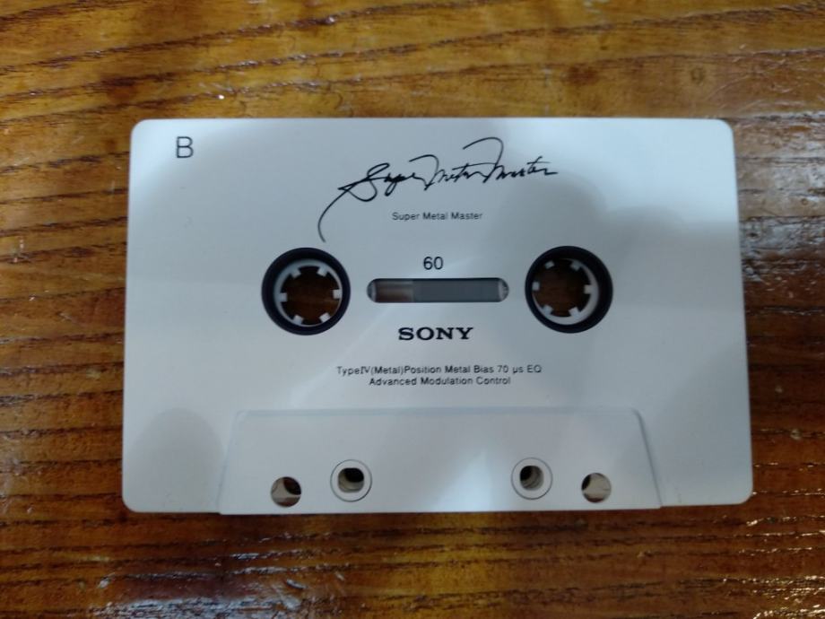 SONY Super metal master 60 kaseta