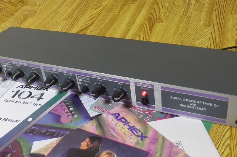 Aphex 104, Aural Exciter Type C with Big Bottom, Vintage Rack