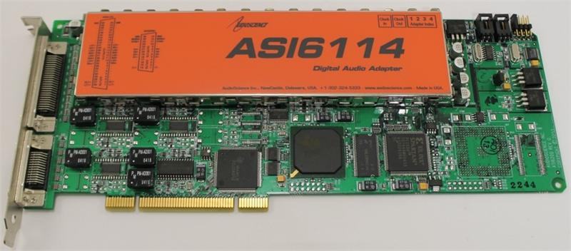 Audioscience ASI6114 sound card