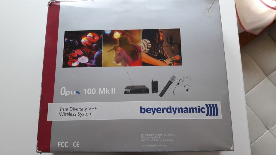Beyerdynamic Opus 155 MkII bežični mikrofon sistem s headsetom