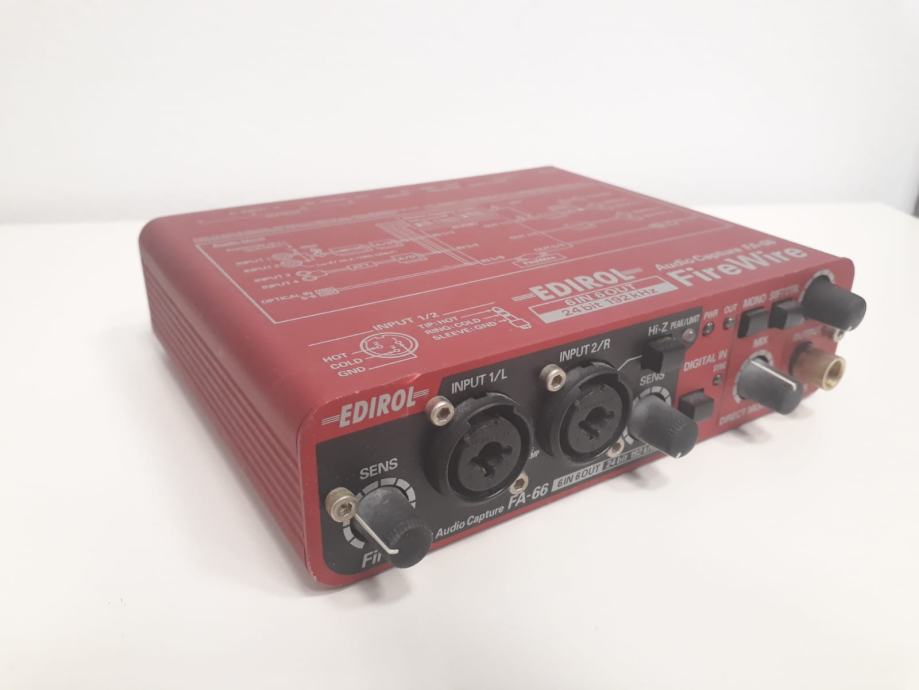 Edirol Audio Capture Fa-66 sound card