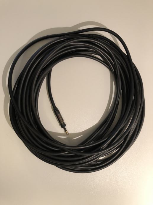 Optički TOSLINK kabel 15m (+MINI TOSLINK adapter)