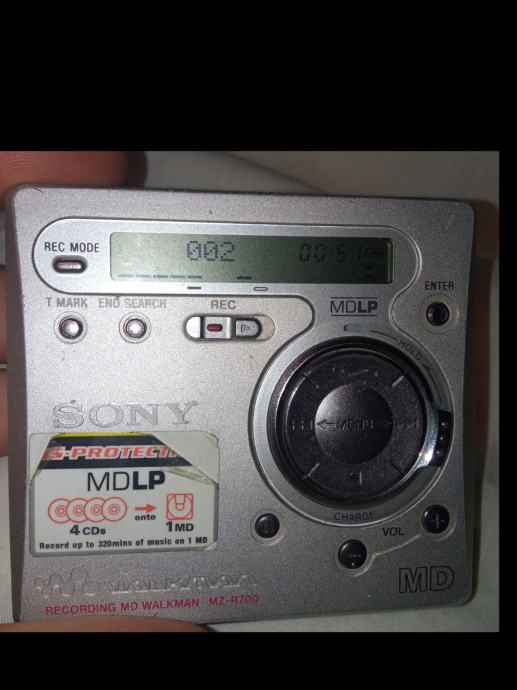 Sony minidisc snimač/player MZ-R700