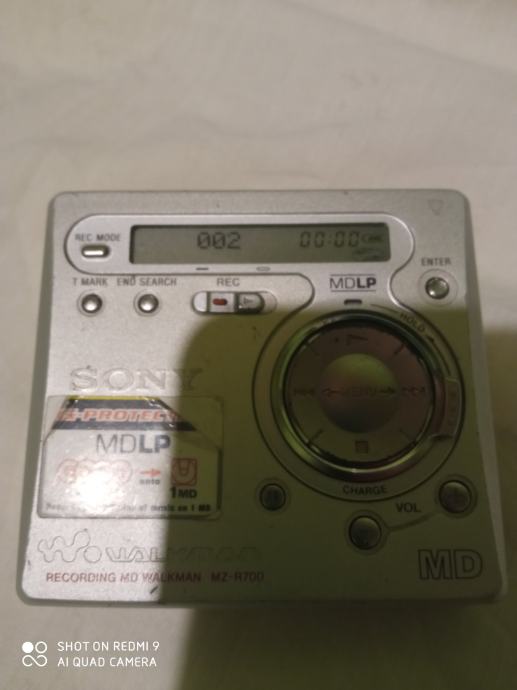 Sony minidisc snimač/player MZ-R700