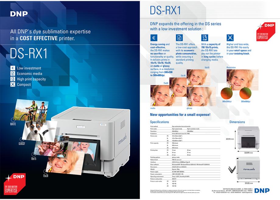 DNP DS-RX1 / sublimacijski foto printer