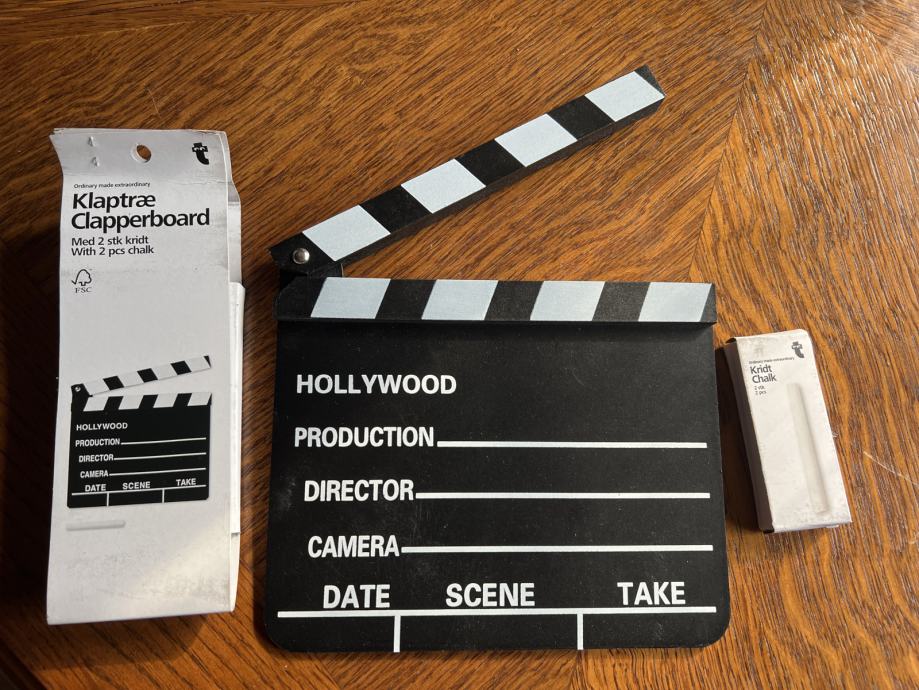 Filmska Klapna Clapper Board