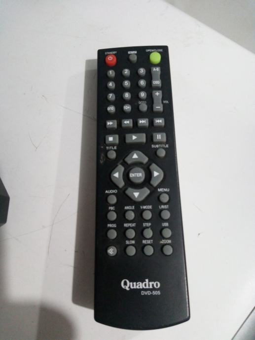 Mali cd dvd player QUADRO DVD-505 20W s orig. daljinsk., ima SKART+USB