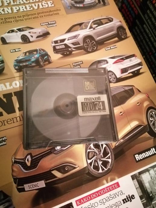 Maxell MiniDisc MD 74 RM