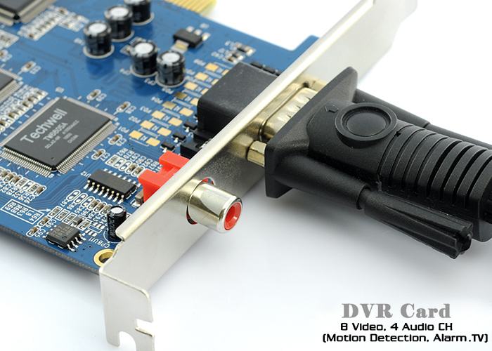 PCI DVR Kartica za video nadzor 8 video in i 4 audio in