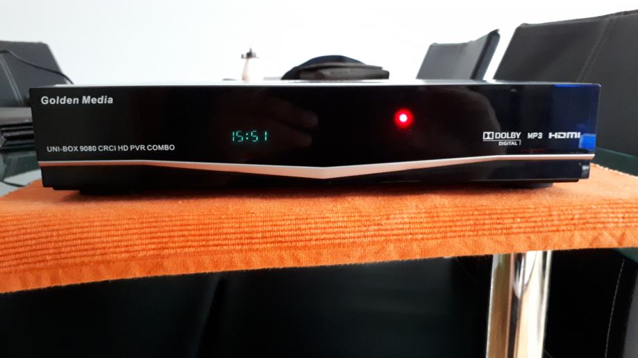 SAT COMBO HD RECEIVER Golden Media UNI-BOX 9080 CRCI HD PVR COMBO