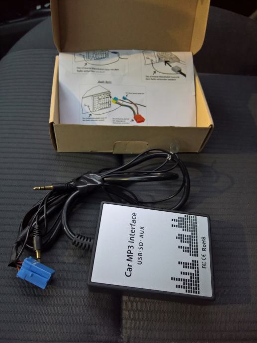 USB SD AUX MP3 Adapter za t tvorničke cd-kazetofone