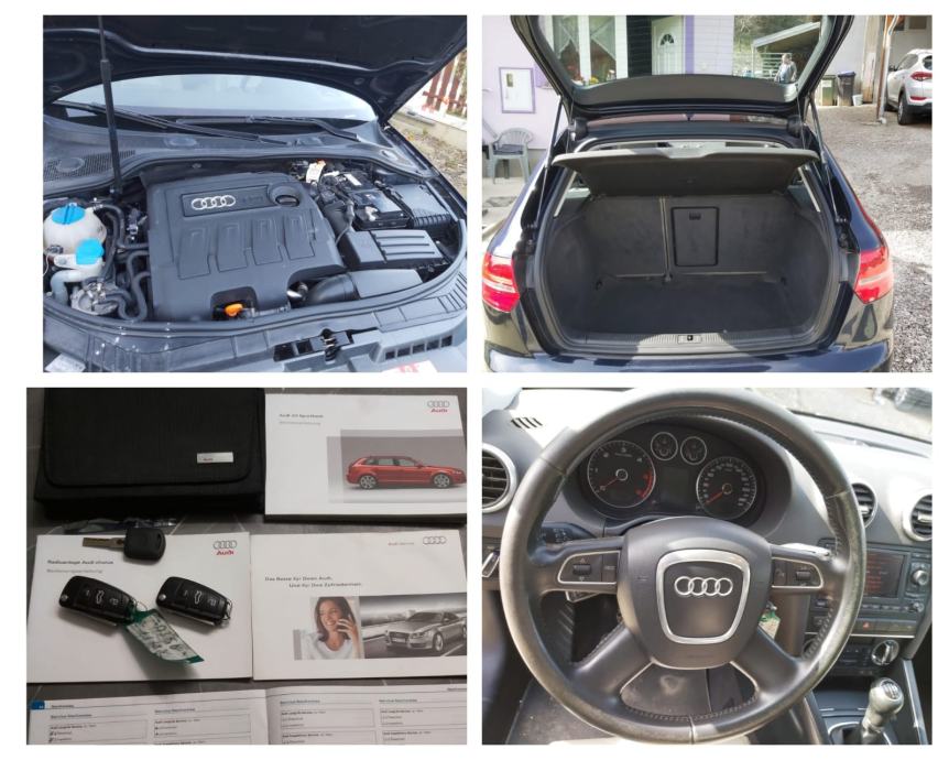 Audi A3 Sportback Facelift , bogat paket opreme, 2011 god.