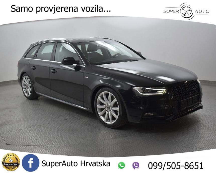 Audi A4 Avant 2.0 TFSI Quat. Aut. S-Line 225 KS, PANO+TEM+GR SJED+PDC+ ...