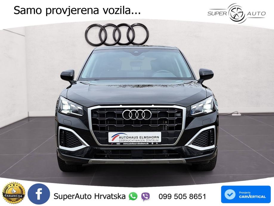 Audi Q2 30 TFSI Advanced 110 KS, MATRIX+ACC+GR SJED+KAM, 2022 god.