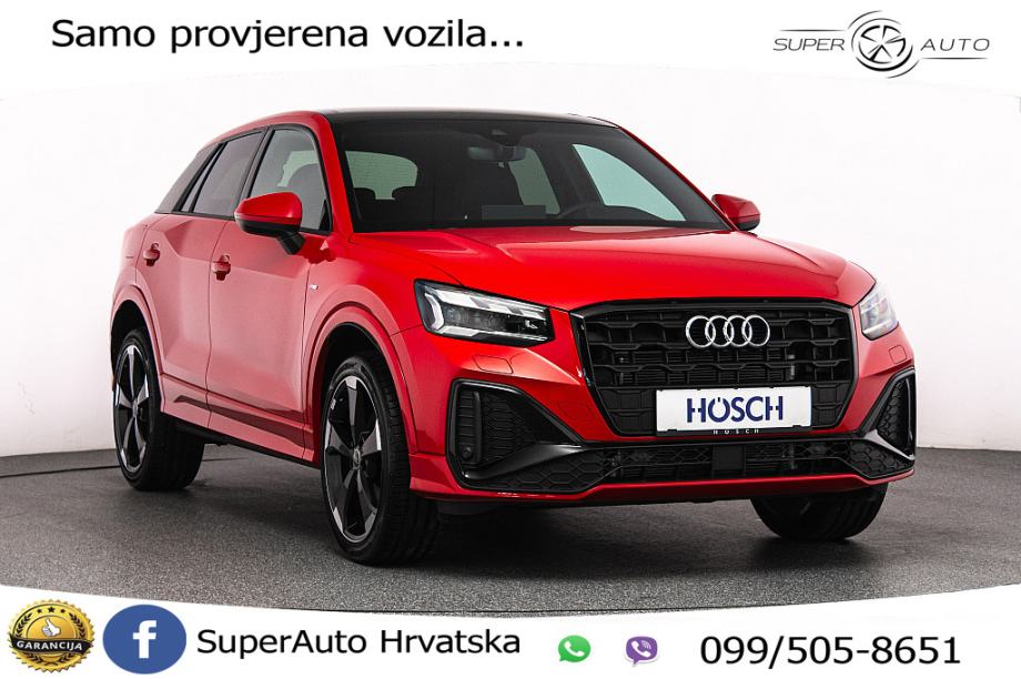 Audi Q2 30TDI Aut. 2xS-Line 116 KS, KAM+PANO+MATRIX +VIRT+TEM+KEYLESS ...