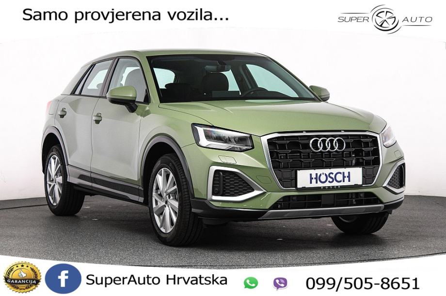 NOVO Audi Q2 35 TFSI Advanced 150 KS, ACC+KAM+GR SJED+LED+ASIST, 2023 god.