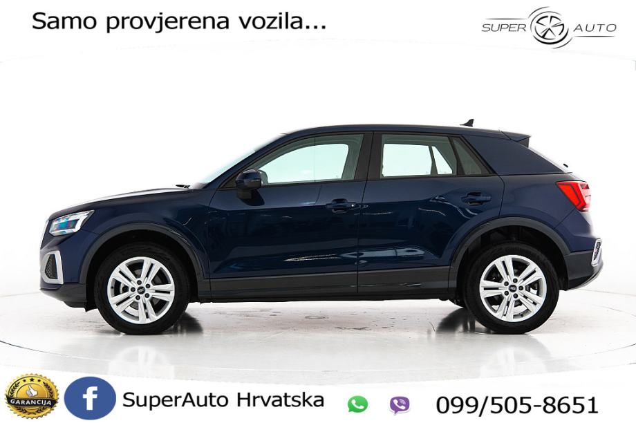 Audi Q2 35 TFSI Aut. Advanced 150 KS, MATRIX+ACC+KAM+KEYLESS+SHZ, 2022 god.