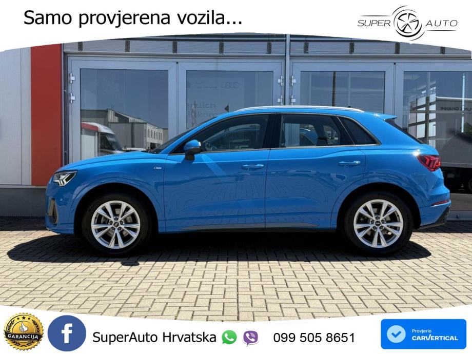 Audi Q3 35 TFSI S line 150 KS, KAM+KEY+GR SJED+VIRT+LANE, 2021 god.
