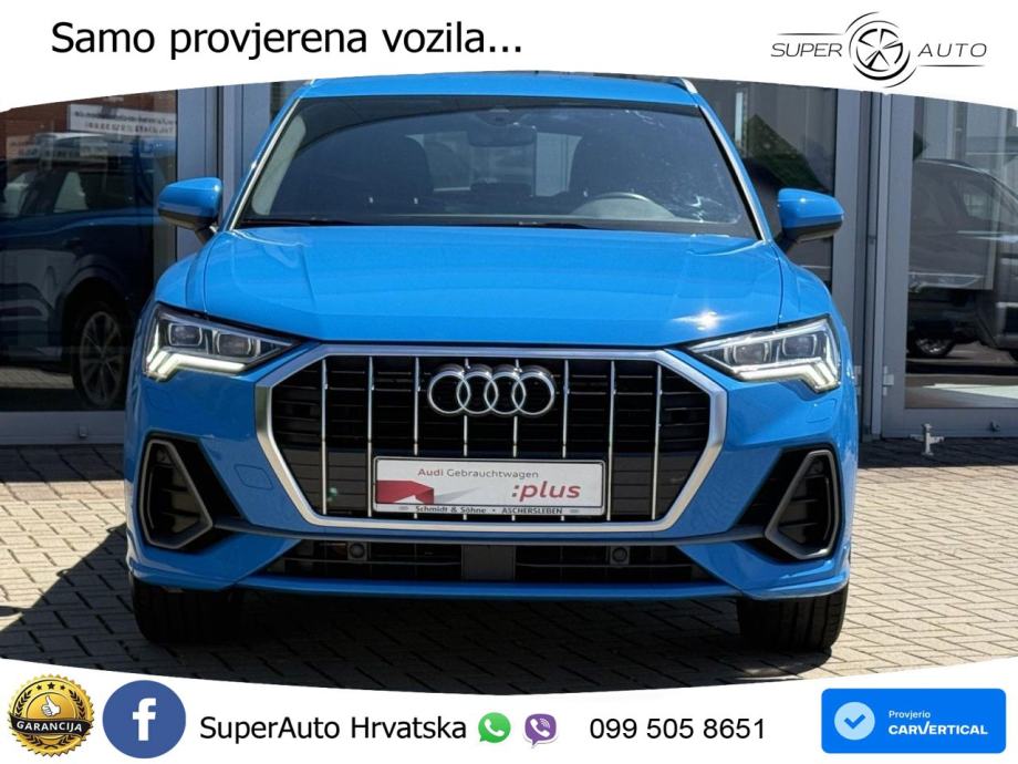 Audi Q3 35 TFSI S line 150 KS, KAM+KEY+GR SJED+VIRT+LANE, 2021 god.