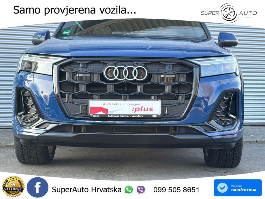 Audi Q7 50 TDI quattro Aut. S line 286 KS, 7-SJED+360+PANO+ZRAČNI+4xGR ...