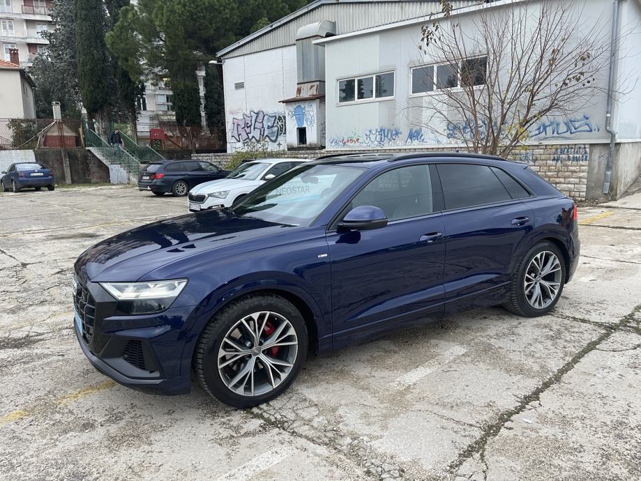 Audi Q8 5,0 TDI automatik 3xSline, Pano, Radari, El kuka, Navarra blue ...