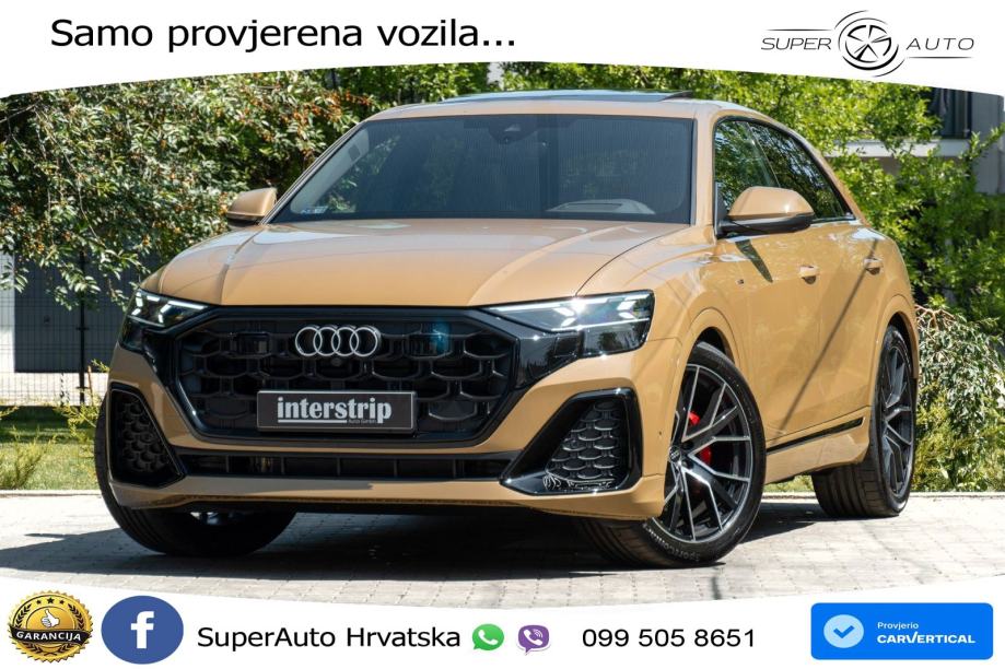 Audi Q8 50 TDI V6 quattro Aut. S line 286 KS, ZRAČNI+ACC+360+4xGR SJED ...