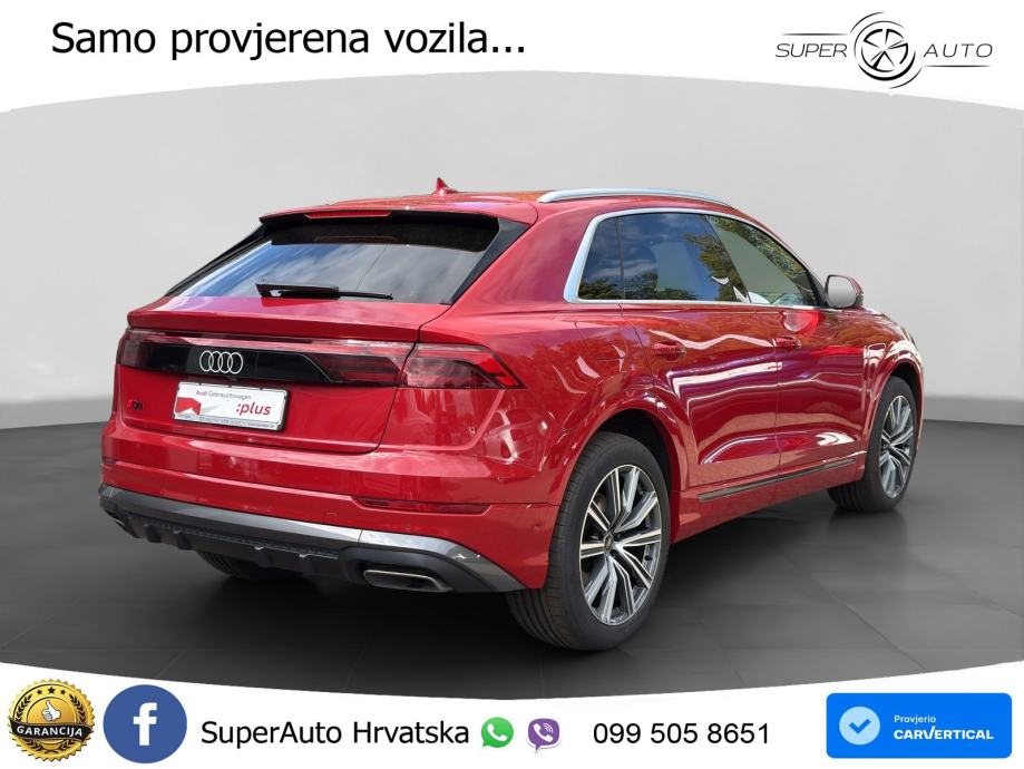 Audi Q8 50 TDI V6 quattro Aut. S line 286 KS, ZRAČNI+ACC+360+4xGR SJED ...