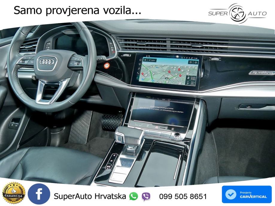 Audi Q8 55 TFSIe V6 quattro tiptronic 381 KS, LED+ACC+GR SJED+VIRT+ASI ...