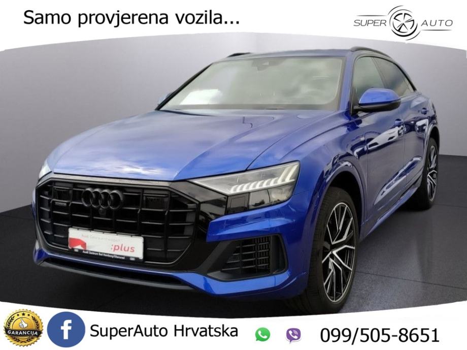 Audi Q8 55 TFSIe V6 quattro tiptronic S-line 381 KS, ZRAČNI+ACC+360+GR ...