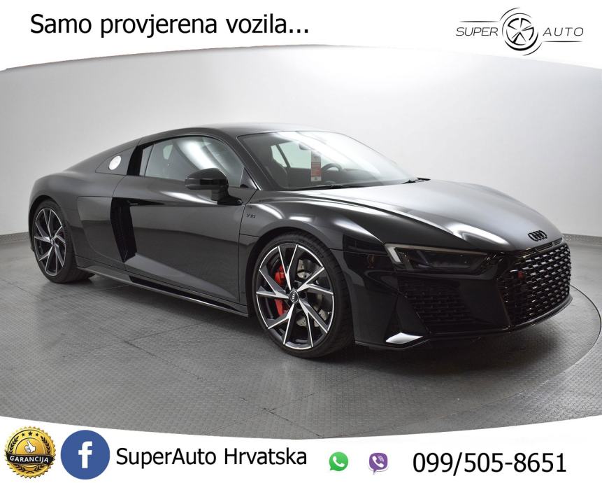 Audi R8 Coupe 5.2 Aut. 540 KS, EXCLUS+LASER+B&O+KAM+VIRT+CARB+DAB, 2019 ...