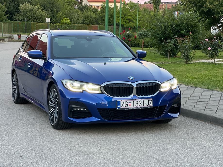 BMW 320d, M-SPORT, HUD, laser, koža, kuka, garancija, 2020 god.