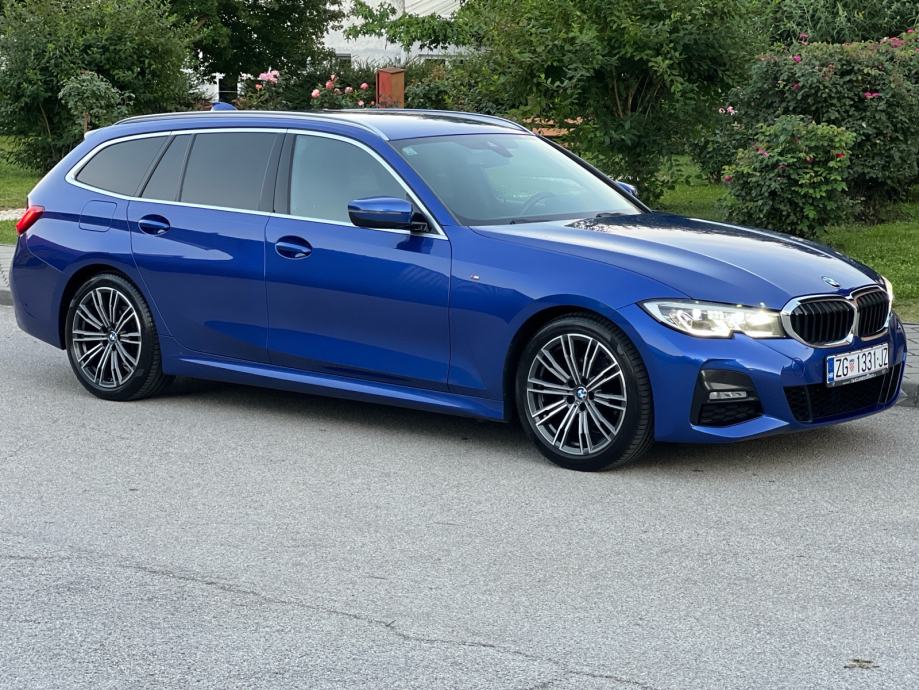 BMW 320d, M-SPORT, HUD, laser, koža, kuka, garancija, 2020 god.