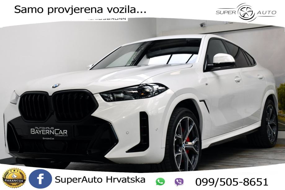 BMW X6 40i xDrive M Sport 381 KS, PANO+HEAD+360+4xGR SJED+MASAŽA, 2023 god.