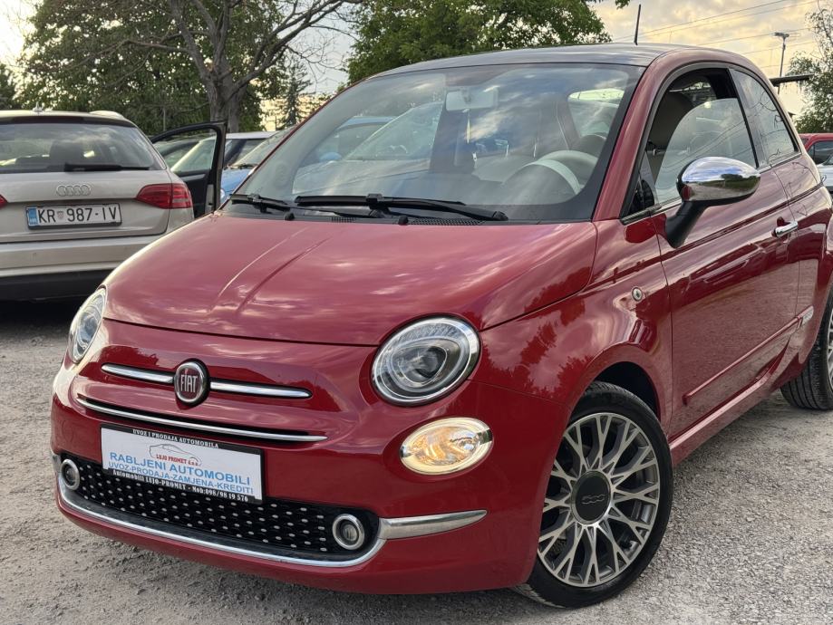 Fiat 500 1,2 8V Lounge-VELIKI+MALI SERVIS-PANORAMA-DIGITALNI SAT-NAVI ...