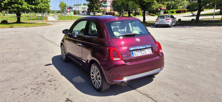 Fiat 500 1,2 Lounge, Panorama, LED, Cherry Red, 2015 god.